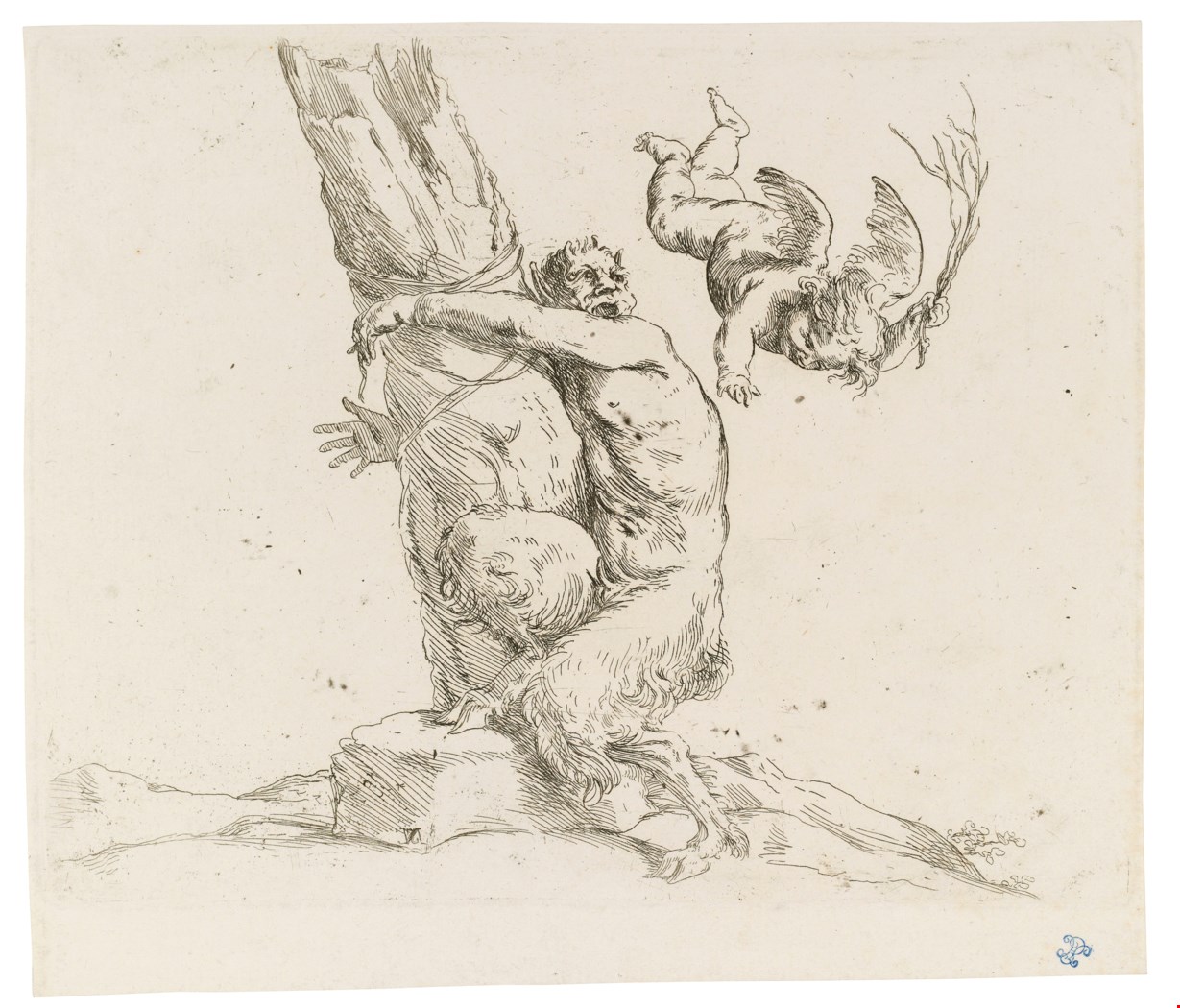 CIRCLE OF JUSEPE DE RIBERA (1591-1652), Cupid whipping a Satyr | Christie's