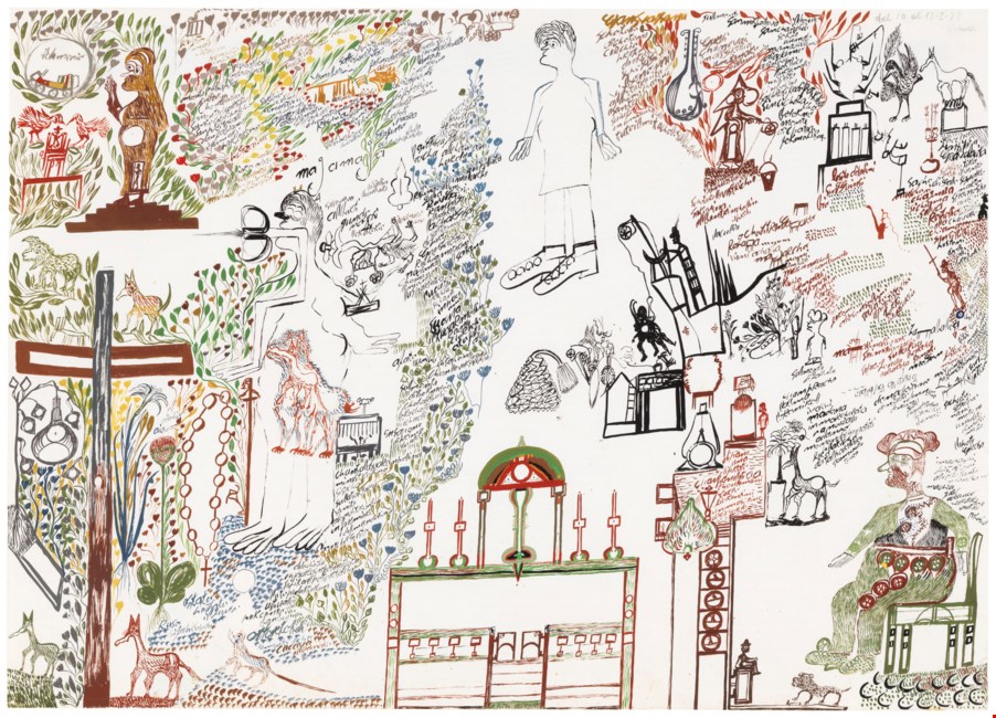 Carlo Zinelli (1916-1974), Untitled, February 1972 | Christie's