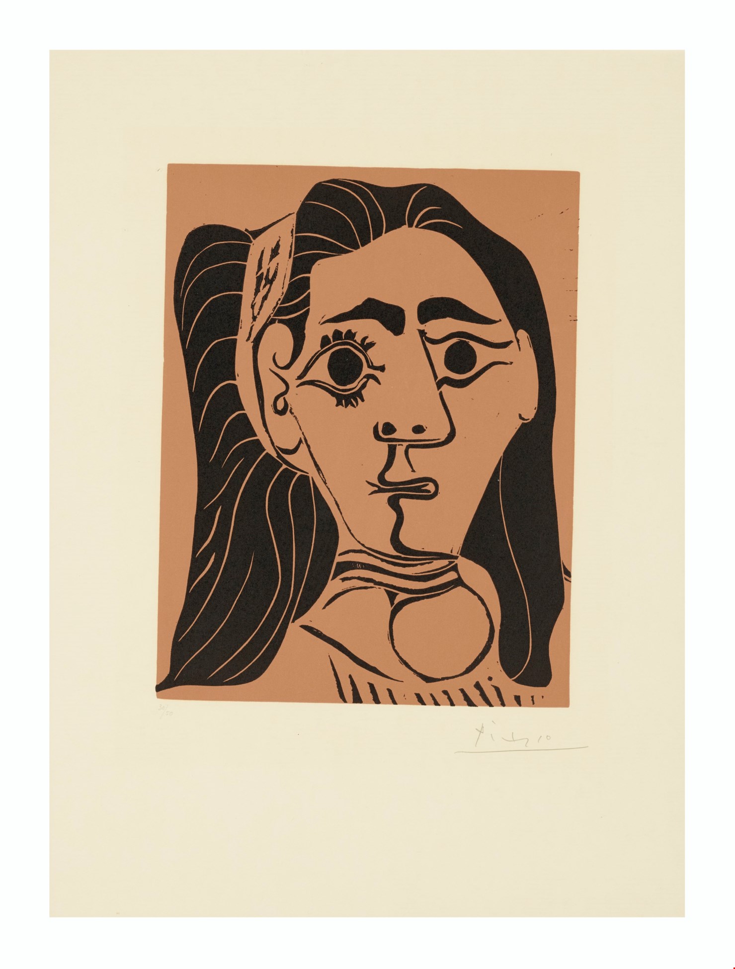 PABLO PICASSO (1881-1973), Femme aux cheveux flous | Christie's
