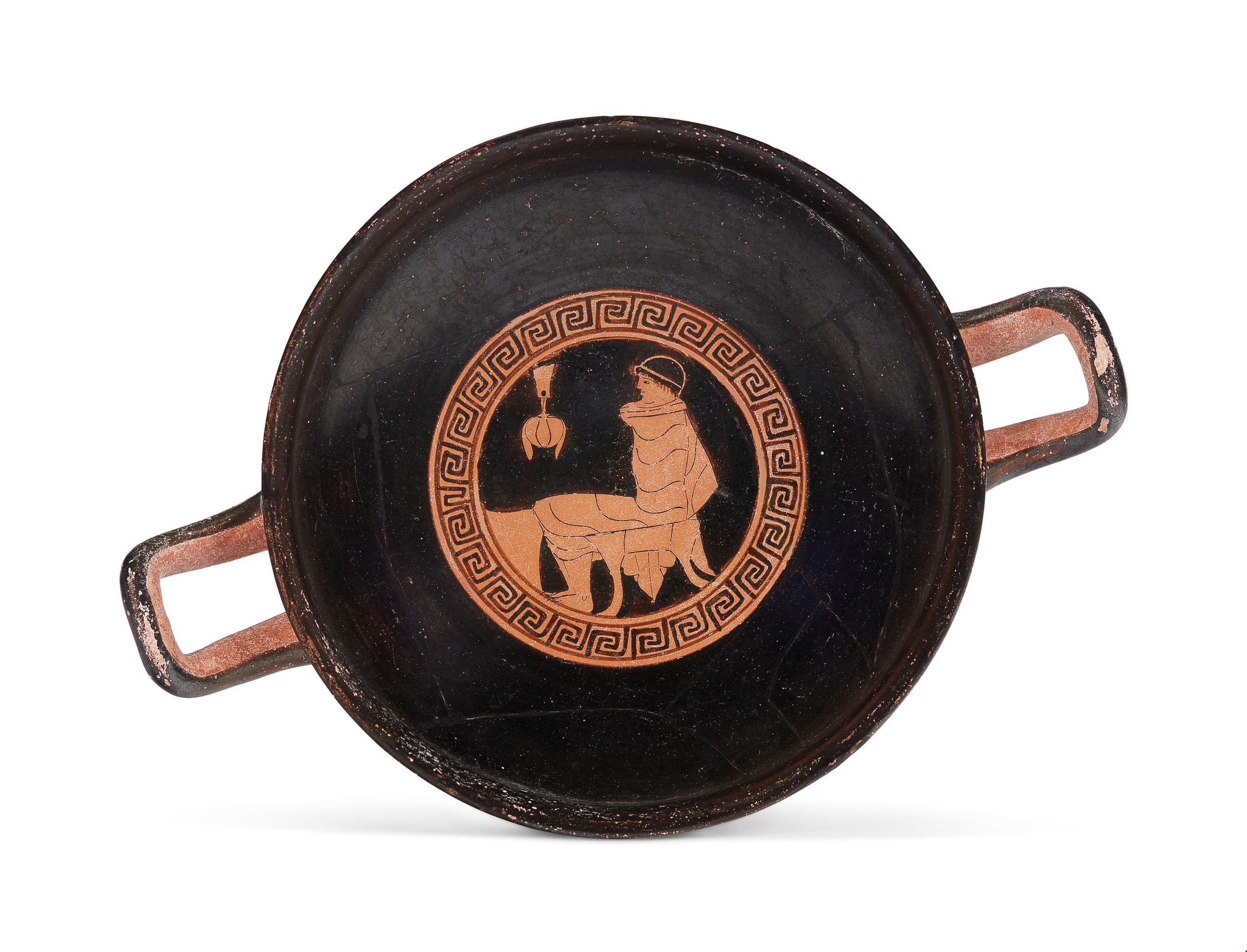 AN ATTIC RED-FIGURED KYLIX