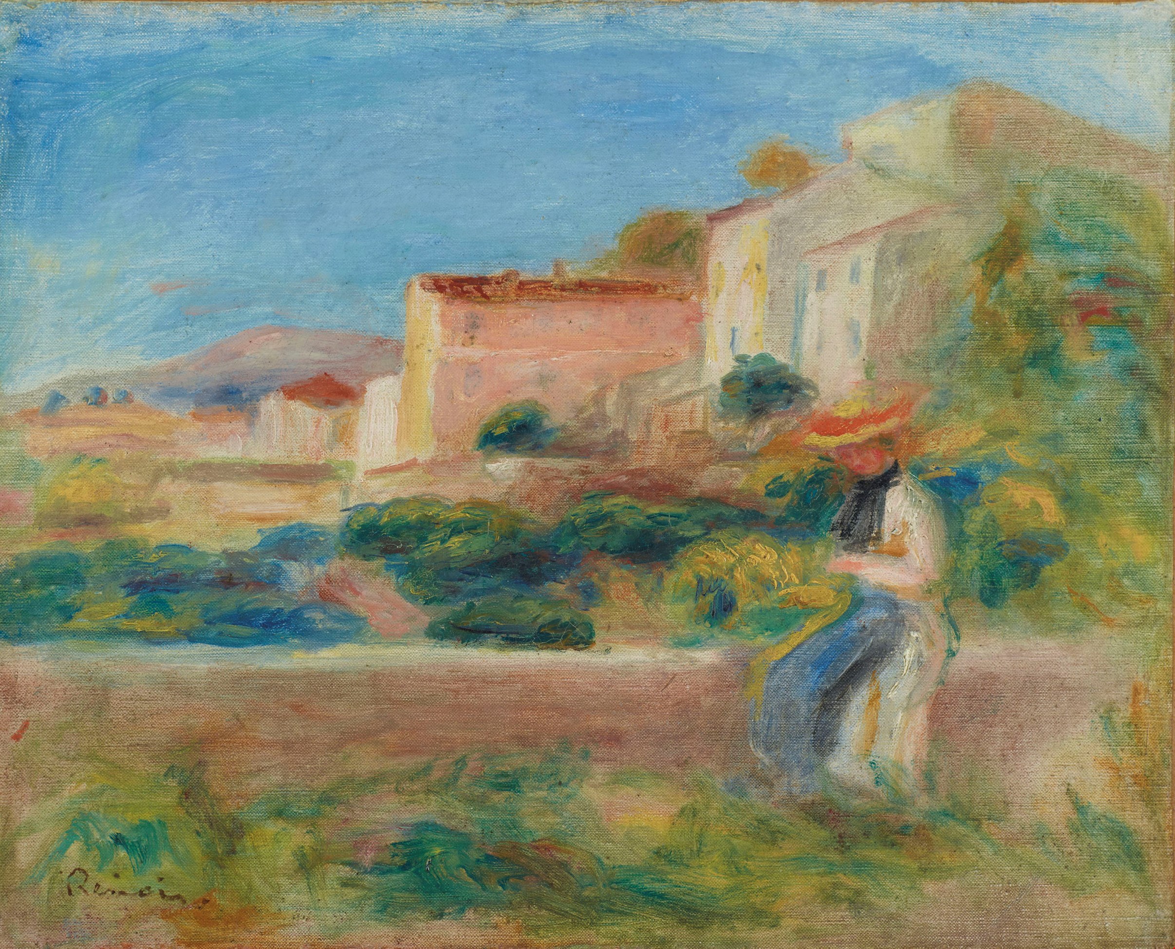 Pierre-Auguste Renoir (1841-1919), Femme assise, La Maison de la poste ...