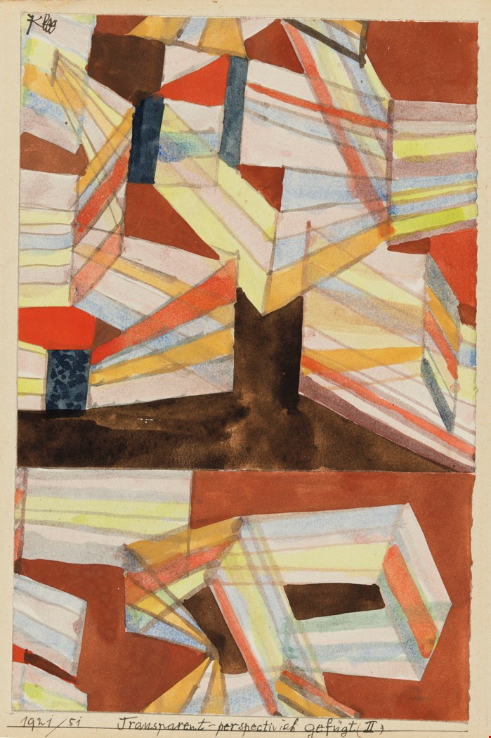PAUL KLEE (1879-1940), Transparent-perspectivisch gefügt (II.) | Christie's