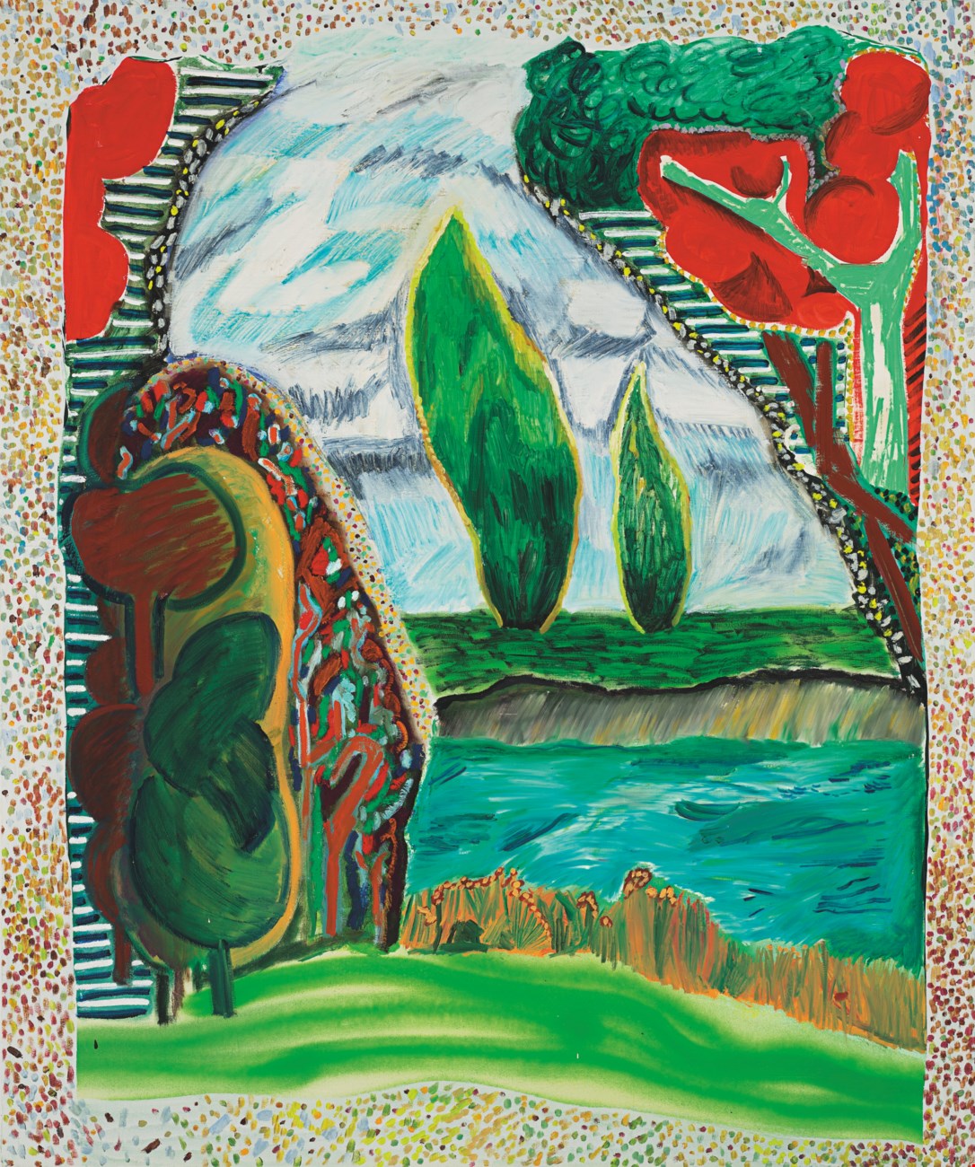 SHARA HUGHES (B. 1981), Greener Grass | Christie's