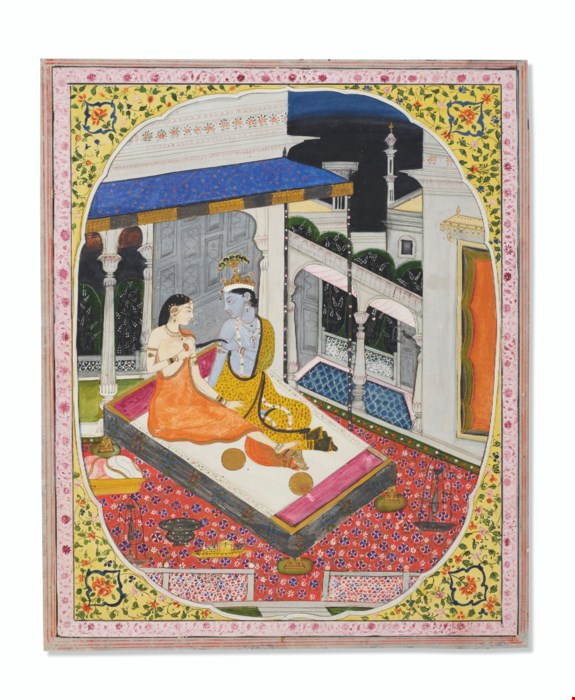 AN ILLUSTRATION FROM A BARAMASA SERIES: THE MONTH OF PAUSHA, INDIA ...