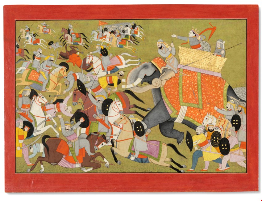 AN ILLUSTRATION TO A RUKMINI HARAN SERIES: BALARAMA BATTLES THE ARMIES ...