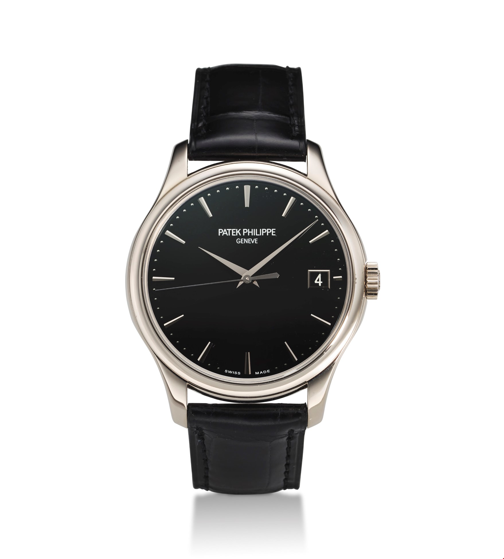 PATEK PHILIPPE, REF. 5227G-010, A FINE BLACK DIAL 18K WHITE GOLD ...