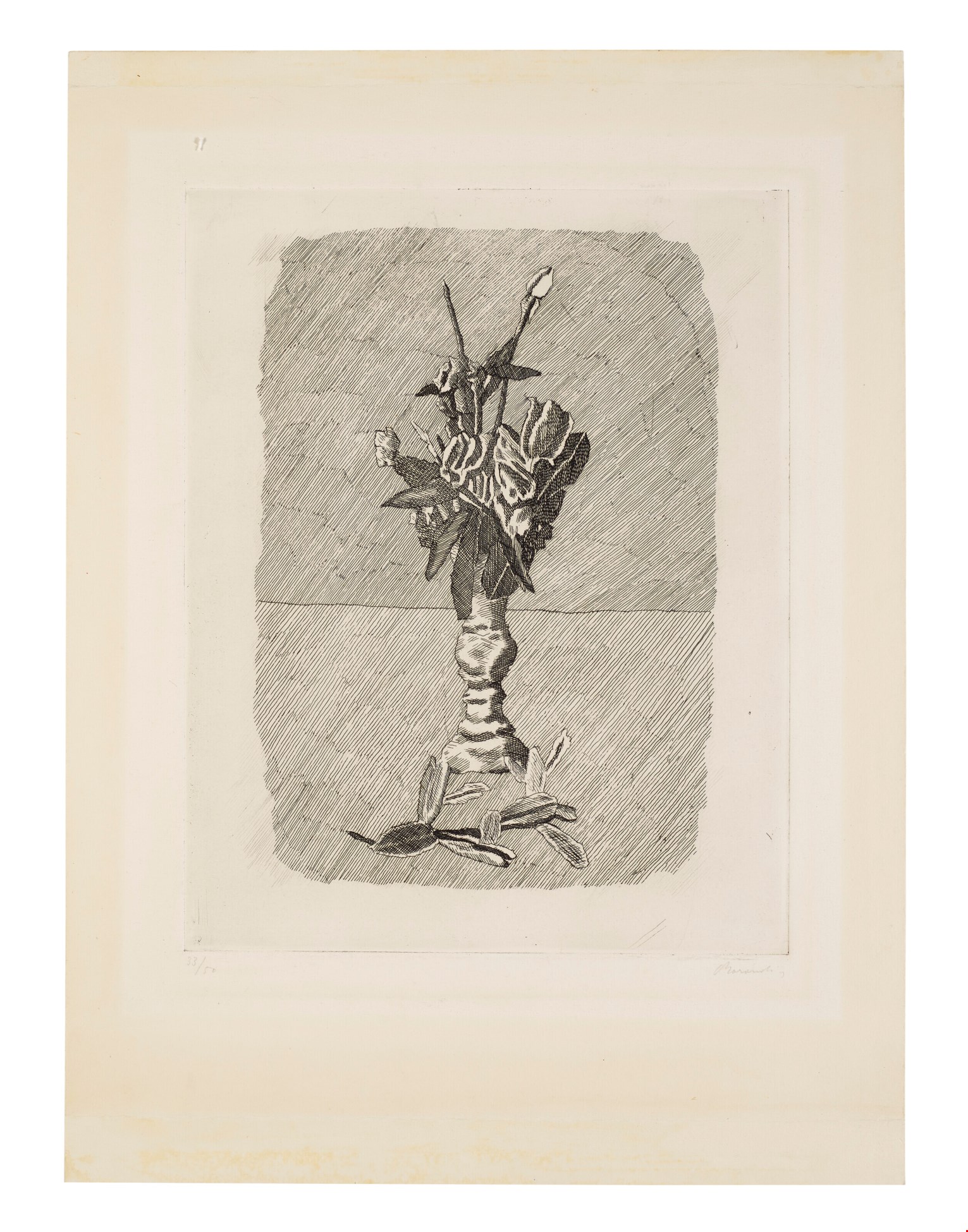 GIORGIO MORANDI (1890-1964), Rose in boccio in un vaso | Christie's