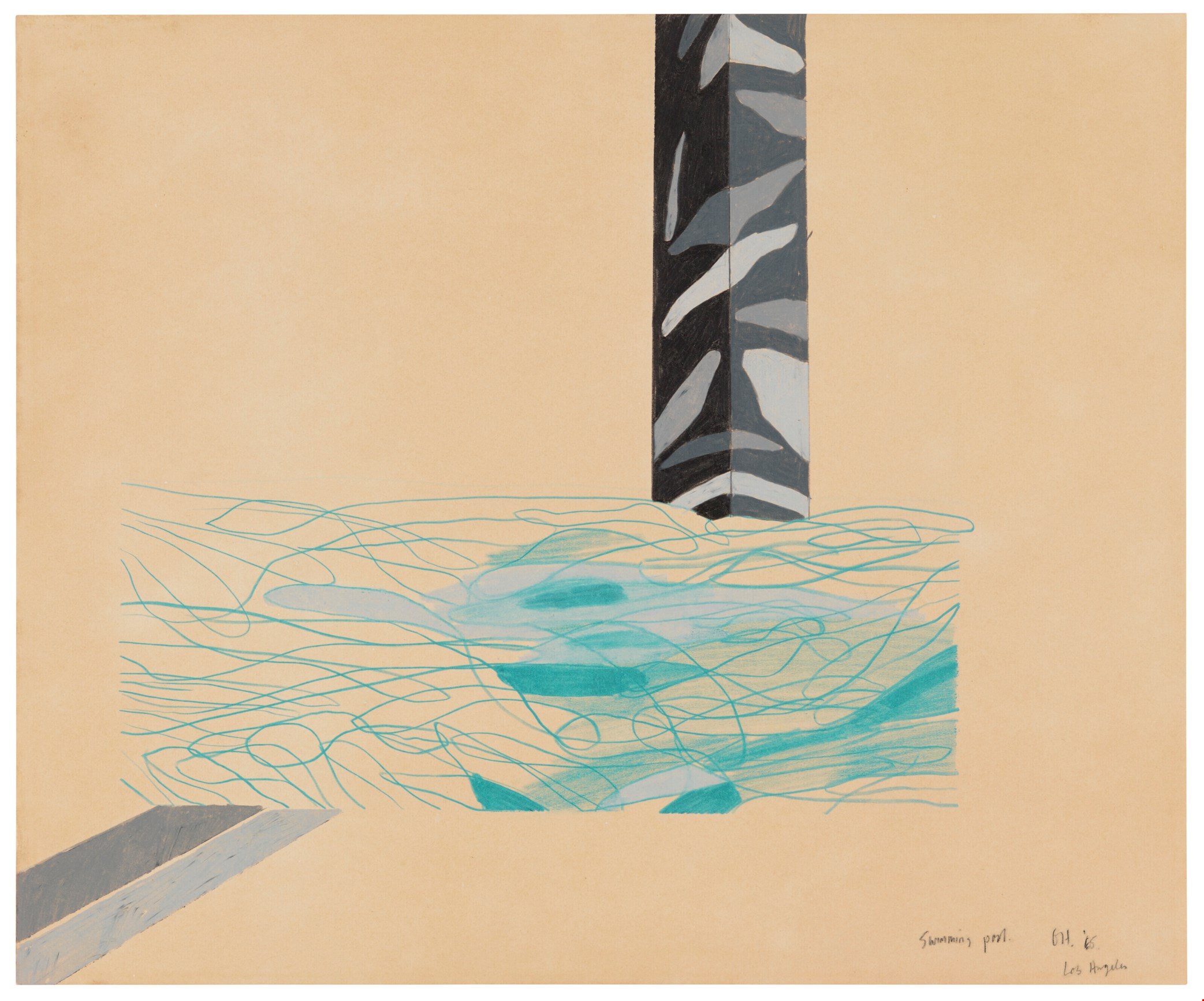 DAVID HOCKNEY (B. 1937), Swimming Pool, Los Angeles | Christie's
