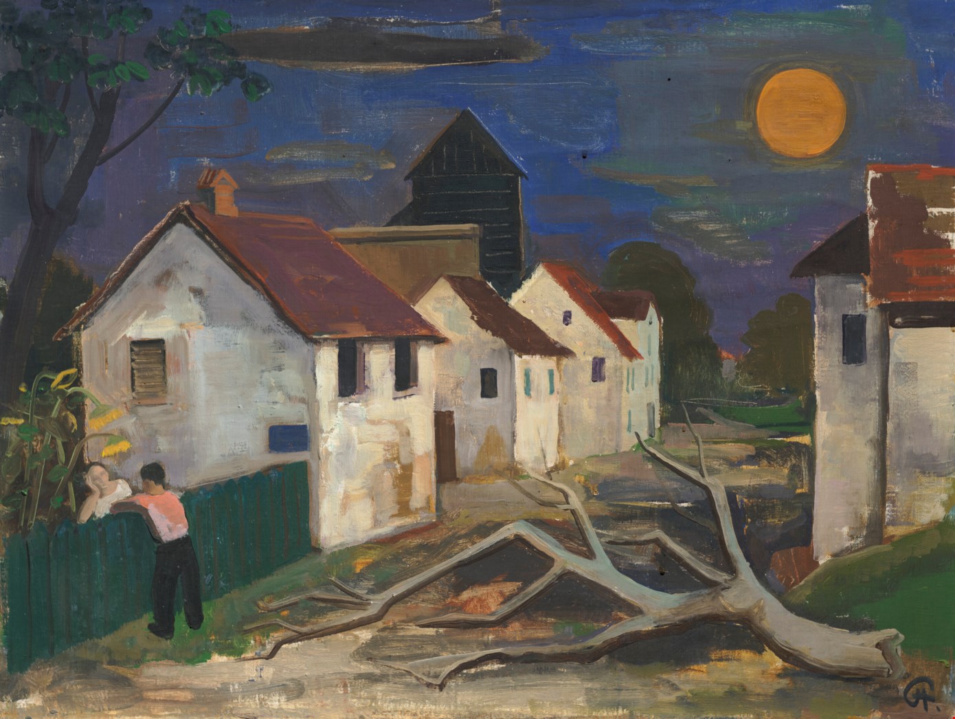 KARL HOFER (1878-1955), Dorfstraße | Christie's