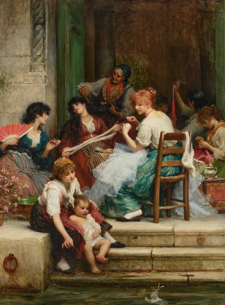 SIR SAMUEL LUKE FILDES, R.A. (BRITISH, 1843-1927), Venetian Life ...