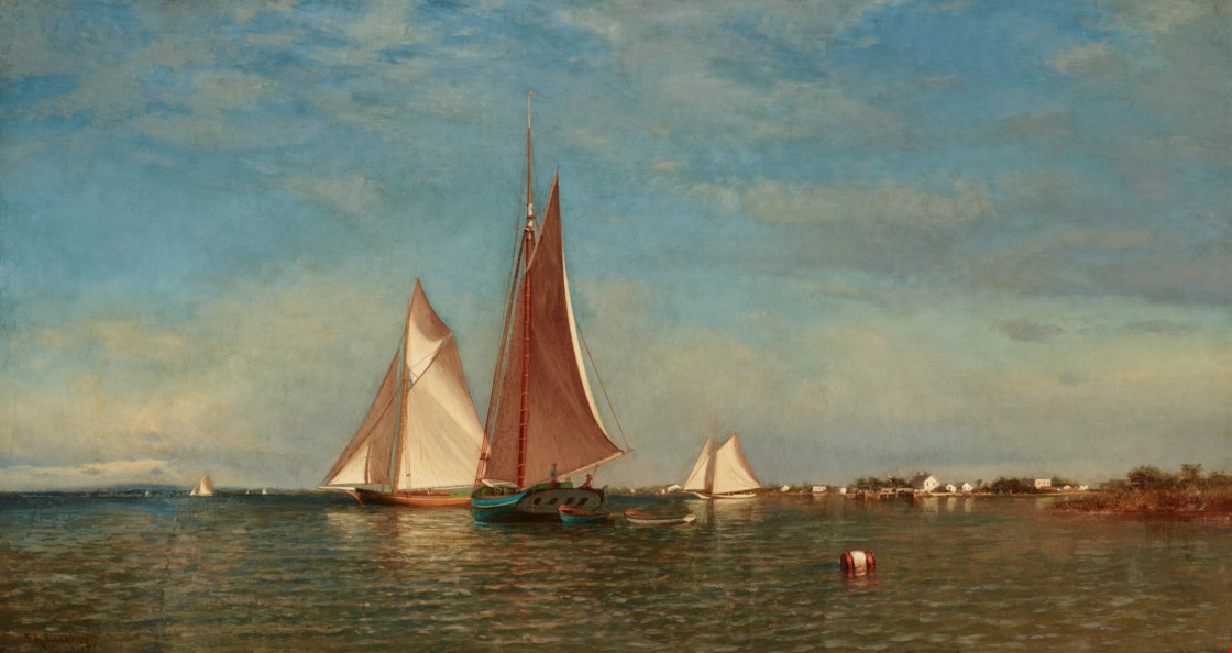 FRANCIS AUGUSTUS SILVA (1835-1886), Fishing Boats on Jamaica Bay | Christie's