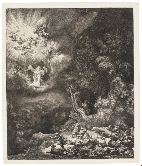 REMBRANDT HARMENSZ. VAN RIJN (1606-1669), The Angel appearing to the ...