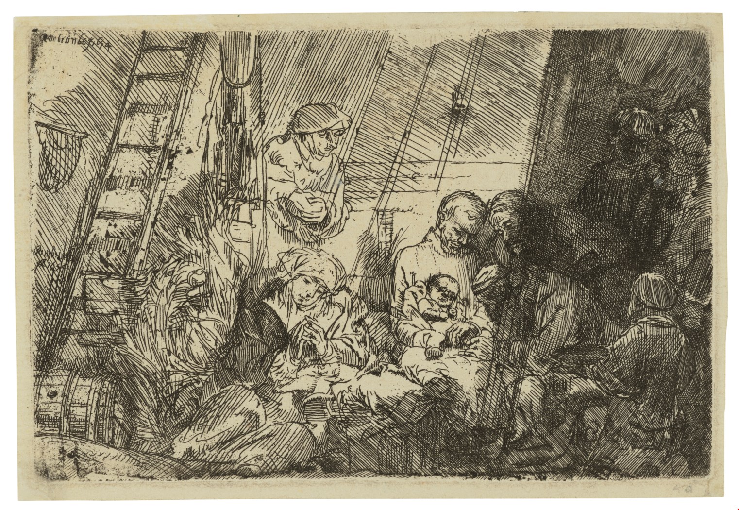 REMBRANDT HARMENSZ. VAN RIJN (1606-1669), The Circumcision in the ...