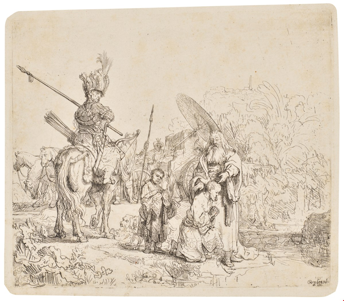 REMBRANDT HARMENSZ. VAN RIJN (1606-1669), The Baptism of the Eunuch ...