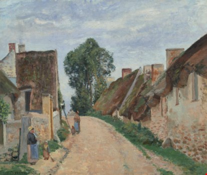 CAMILLE PISSARRO (1830-1903), Rue Rémy, Auvers-sur-Oise | Christie's