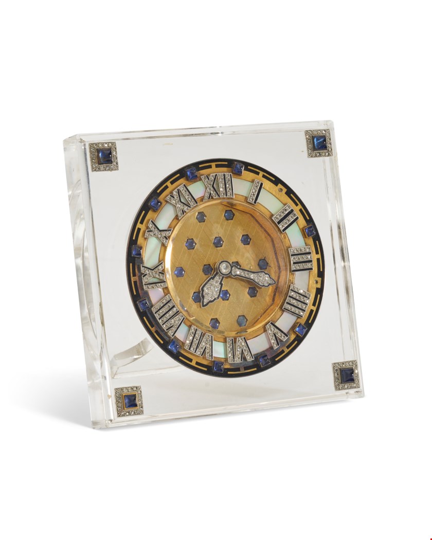 A CARTIER ART DECO DESK CLOCK, PARIS, CIRCA 1930 | Christie's